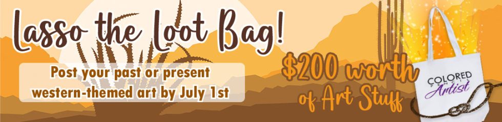 Lasso the Loot Bag Giveaway! | COLORED PENCIL Magazine